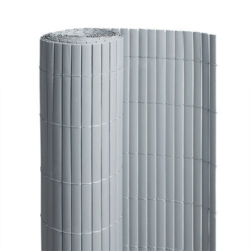 Canisse en PVC gris - 90% d'occultation - Long 18 m, Hauteur 1 m ...