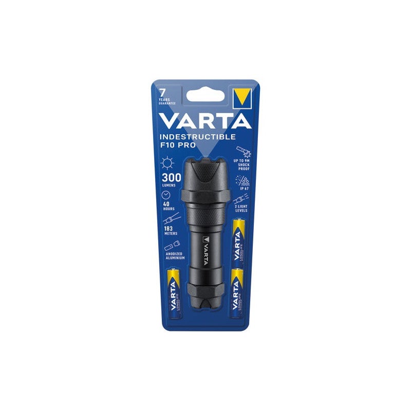 Varta INDESTRUCTIBLE F10 PRO Noir Lampe torche LED | Bricoman