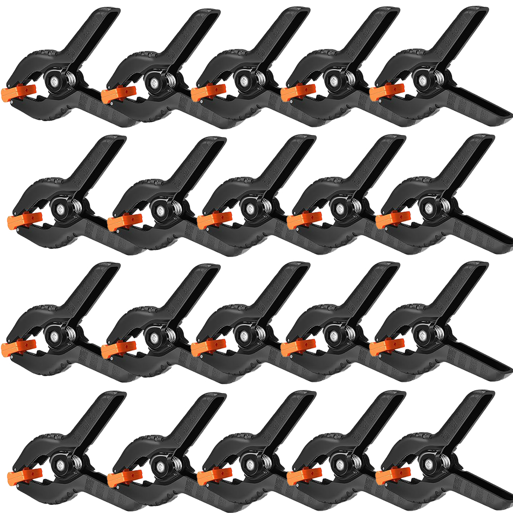 Petites pinces à ressort professionnelles en plastique, 117mm, robustes ...