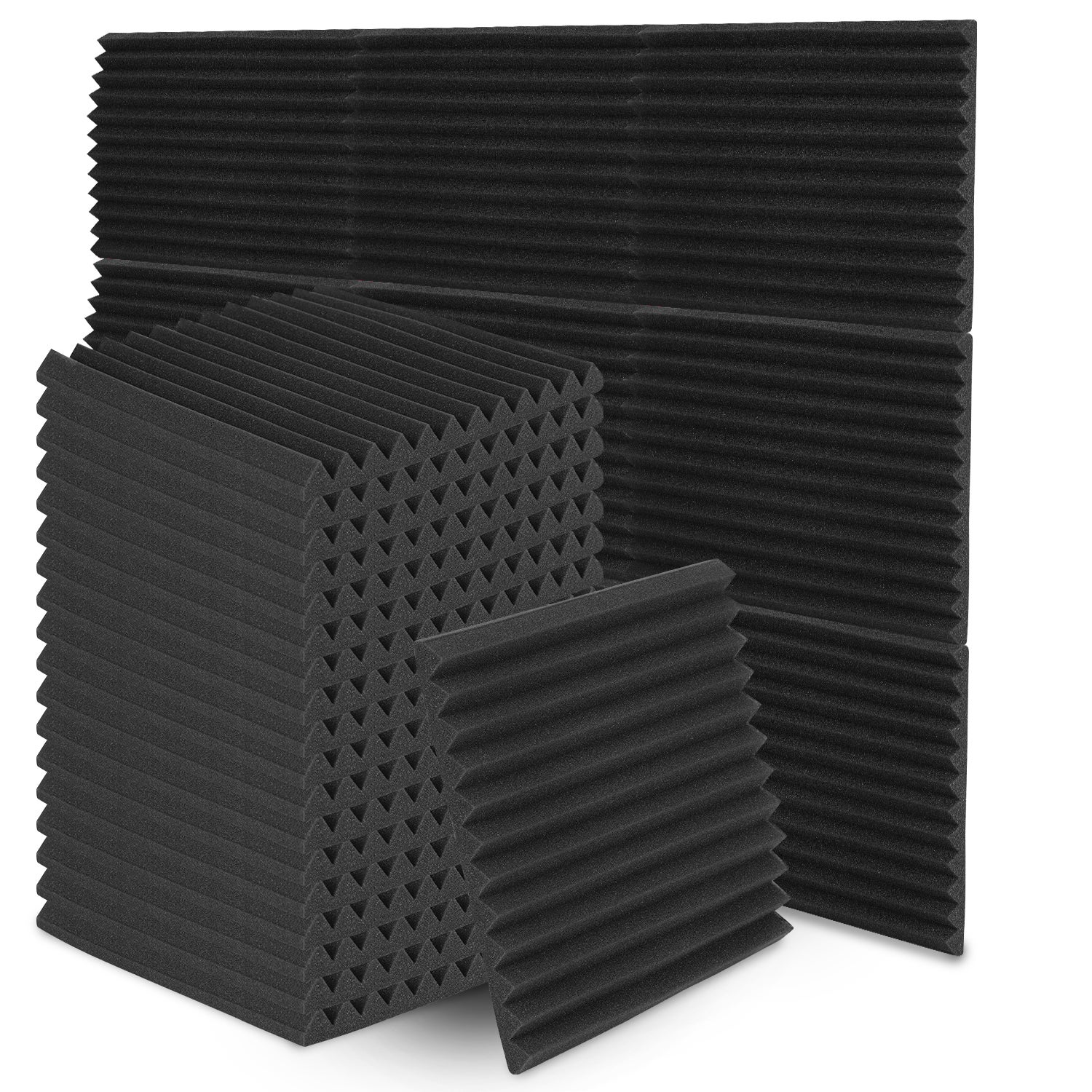 Panneau insonorisant Panneaux de mousse acoustique 24 pièces ...