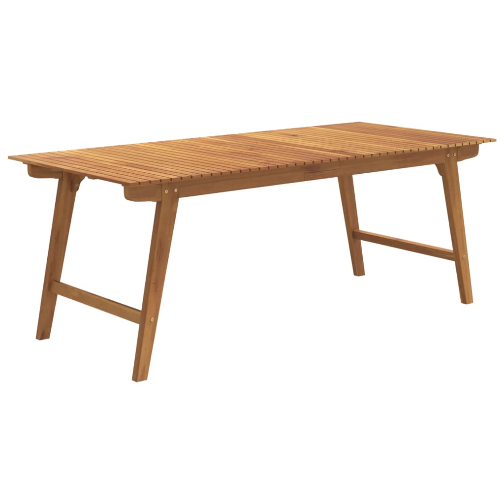 Table de jardin | Table de patio | Table d'extérieur 200x90x75 cm Bois ...
