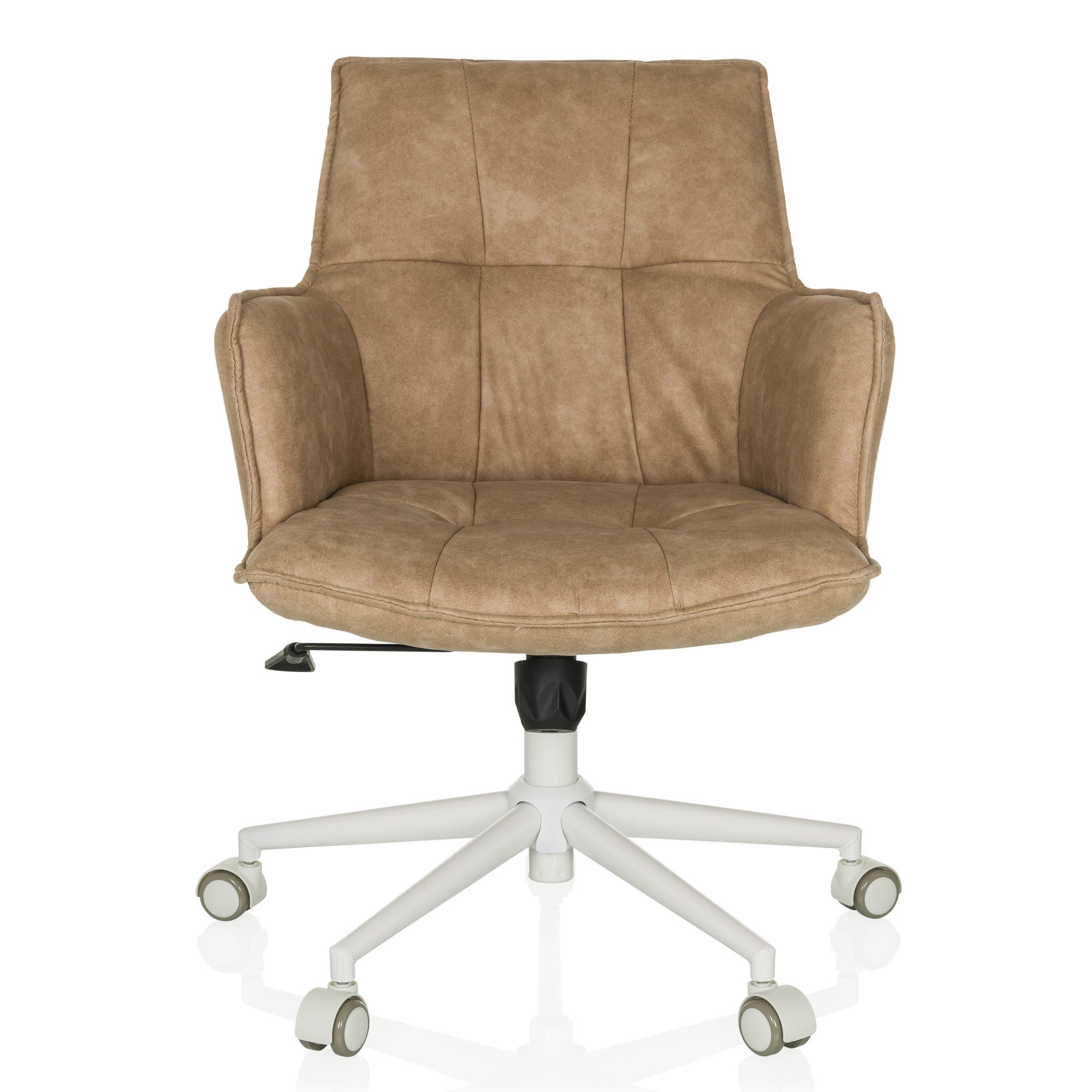 Chaise home office / Chaise pivotante SOLAO LIFE W tissu beige hjh ...