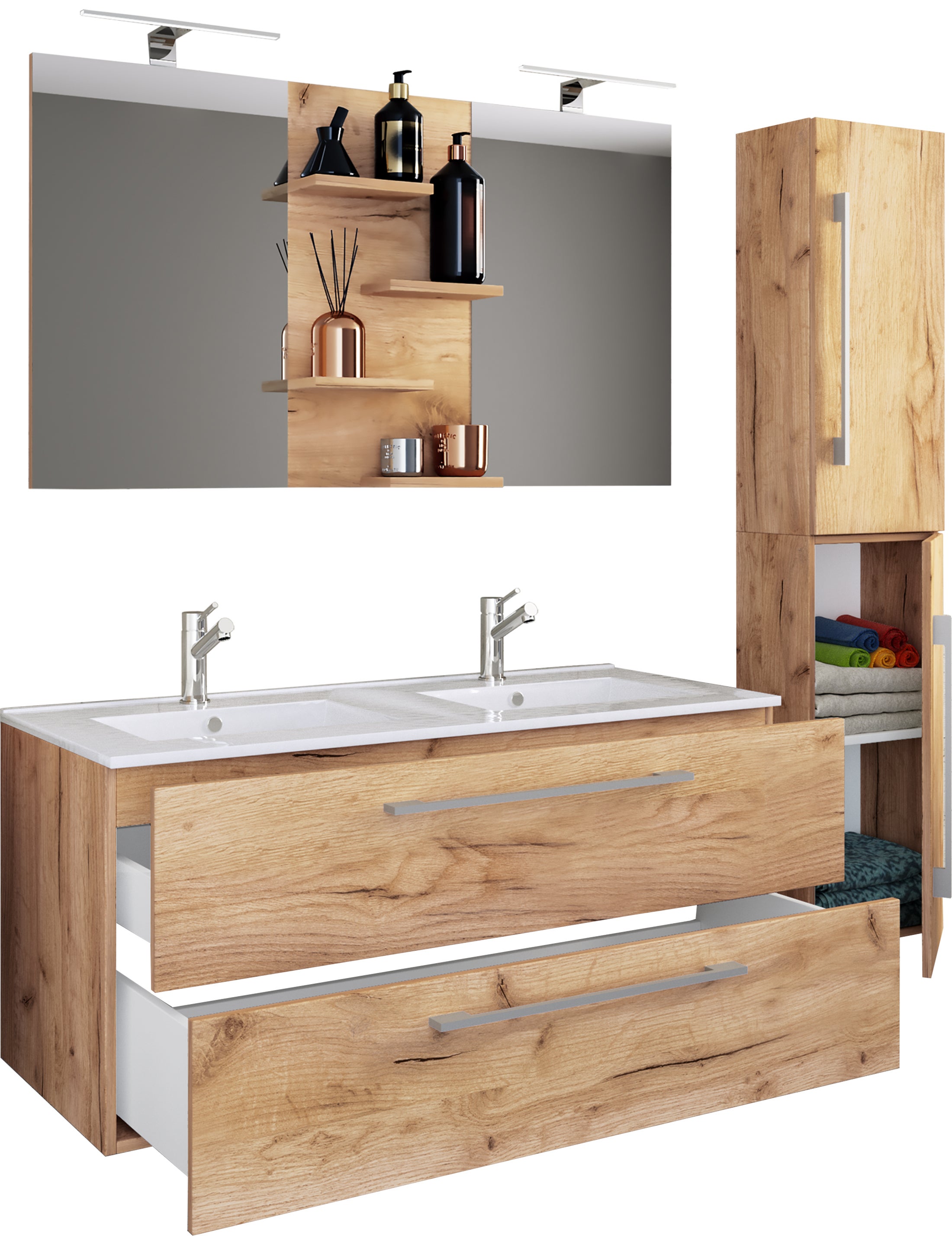 Gruppo lavabo 4 pezzi Budasi SP | Leroy Merlin