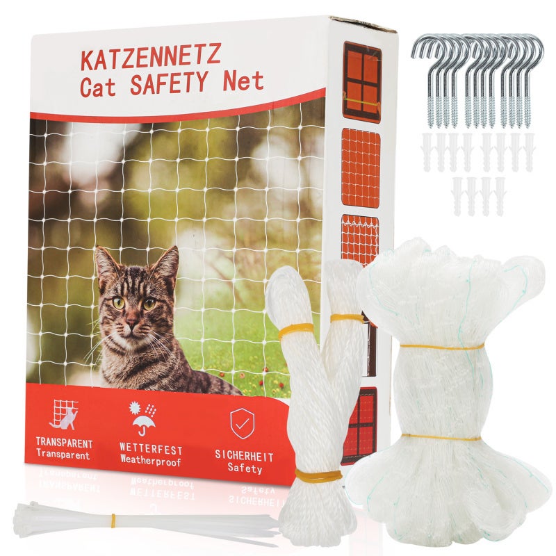 Filet de protection pour chat, filet pour chat résistant aux ...