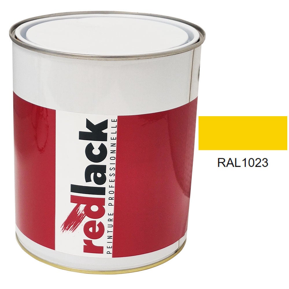 Pintura amarillo tráfico RAL 1023 Brillo multisuperficie 3L Redlack ...
