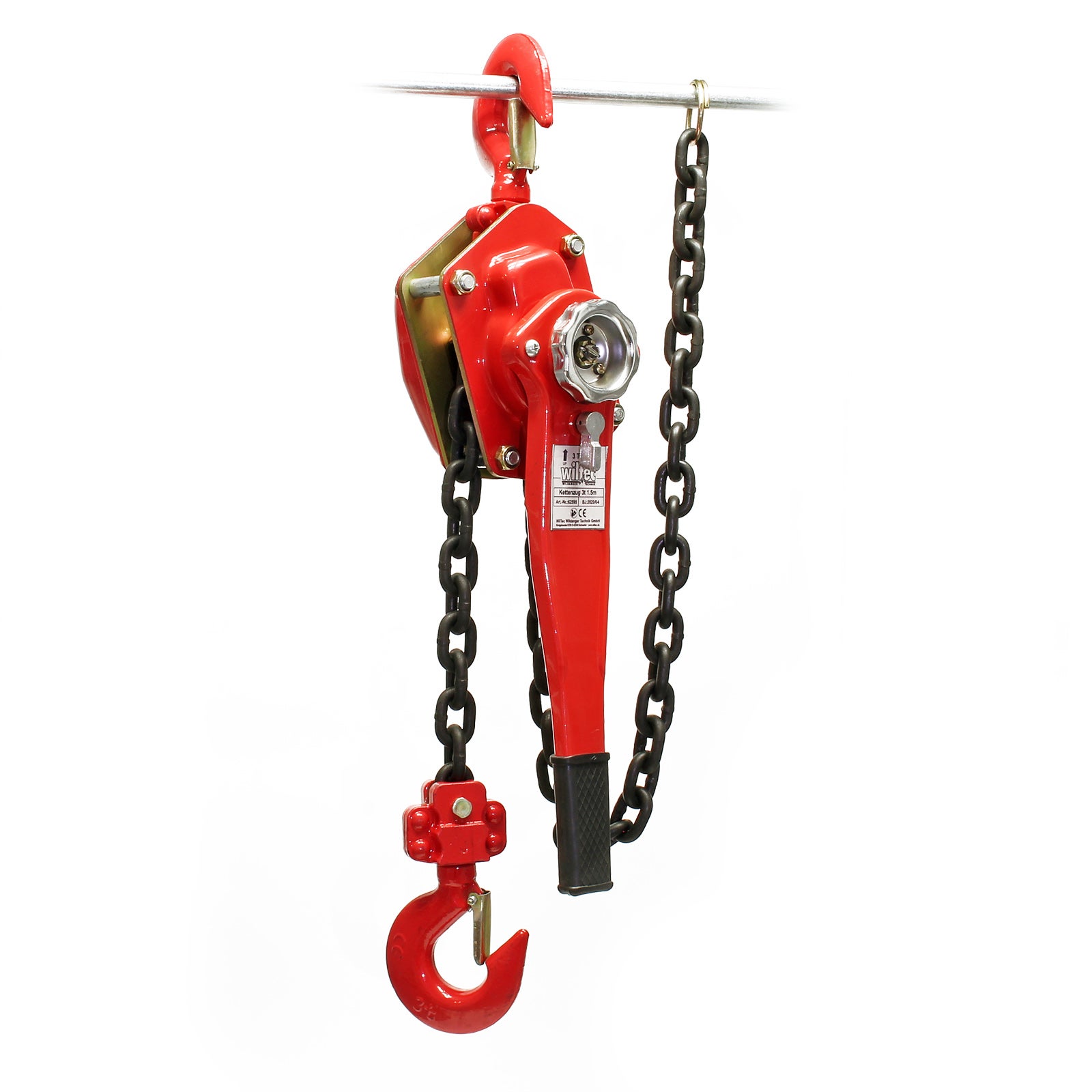 Palan à chaîne 3t Longueur de chaîne 1,5m Levage simple de charges ...