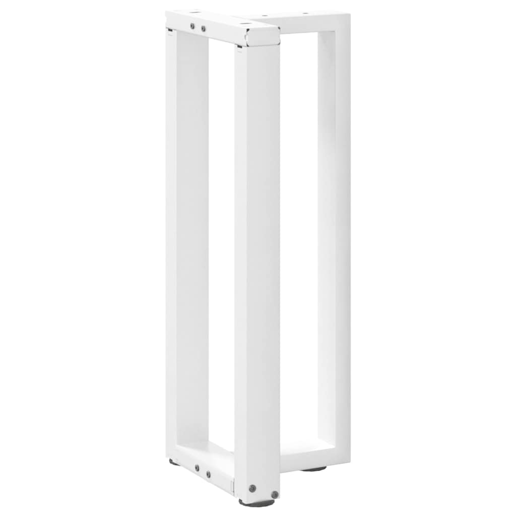 Pieds de table console forme de T?2 pcs blanc 20x28x(72-73) cm | Leroy ...