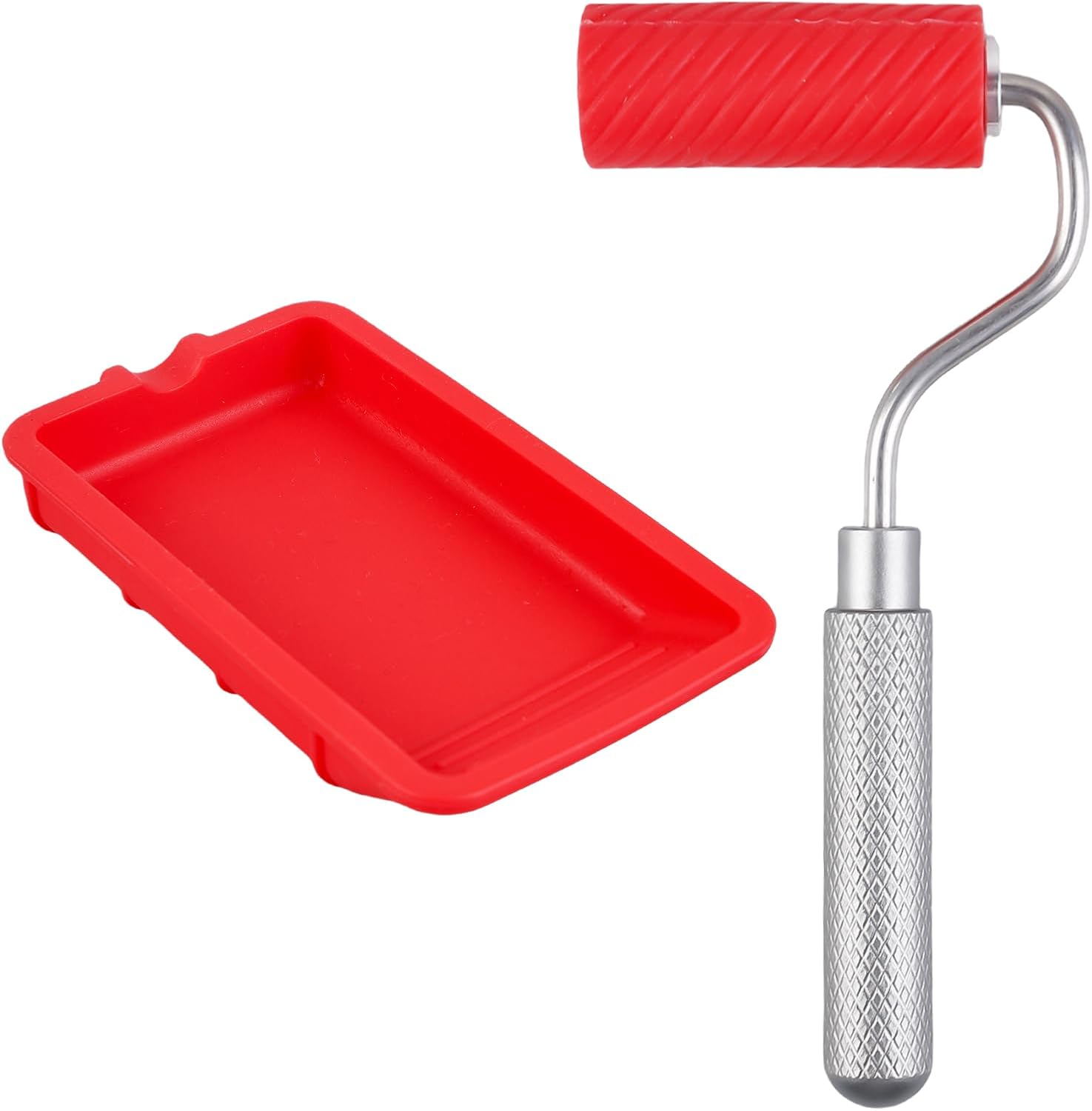 Rouleau en Caoutchouc pour Application de Colle, Kit avec Pinceau et ...