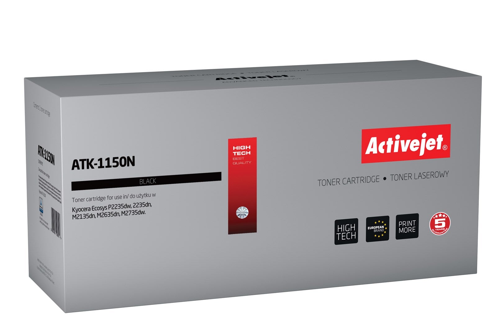 Toner Activejet ATK-1150N (sostitutivo per Kyocera TK-1150; Supreme ...
