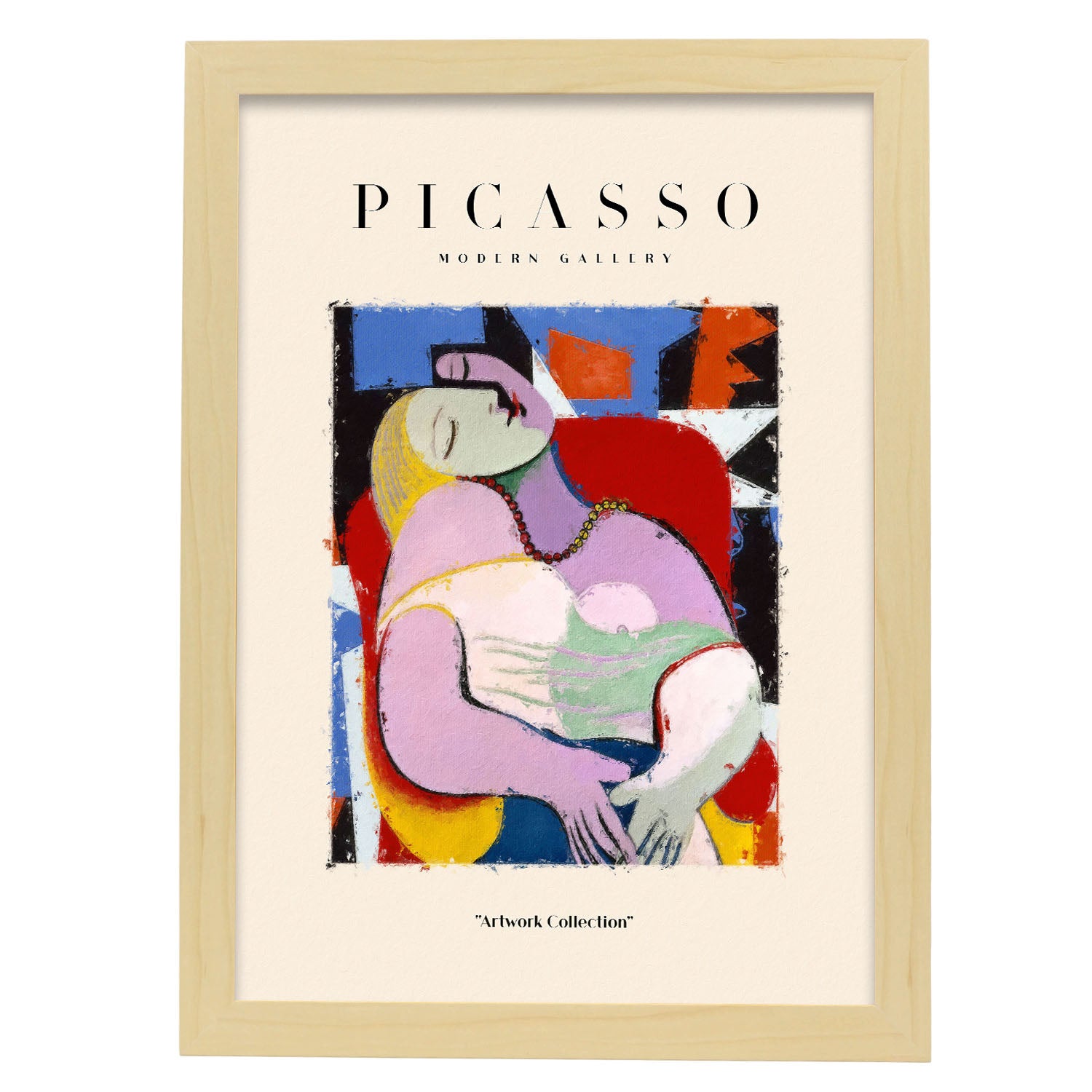 Póster De Colección Picasso 22 Ilustraciones En Estilo Exhibición De ...