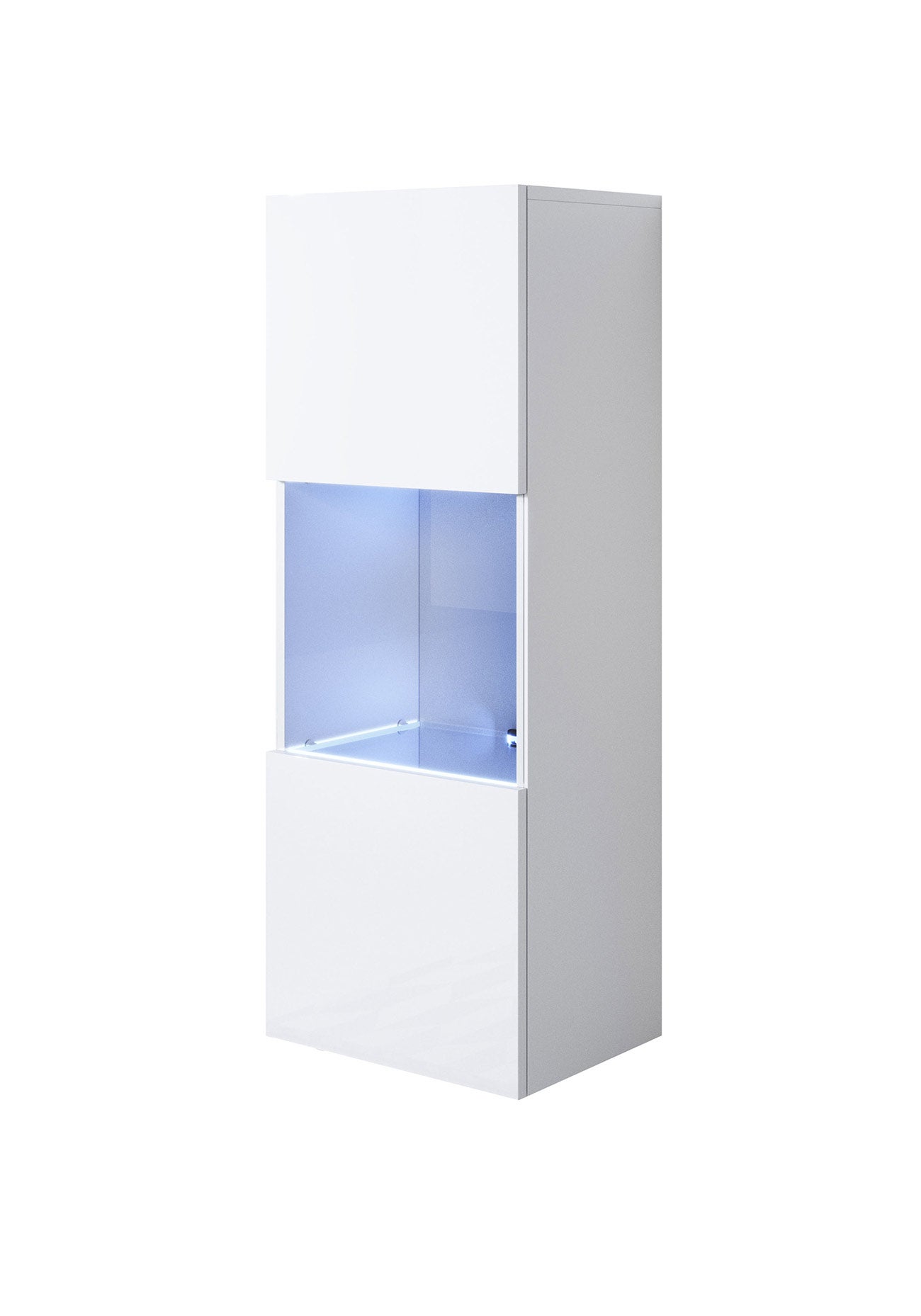 Vetrina Sospesa con LED | Mobile Soggiorno Moderno | Salotto ...