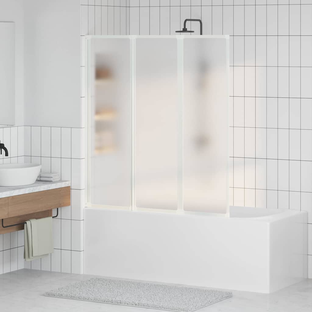Écran de bain Dépoli 132 x 140 cm Aluminium & Panneau PP | Leroy Merlin