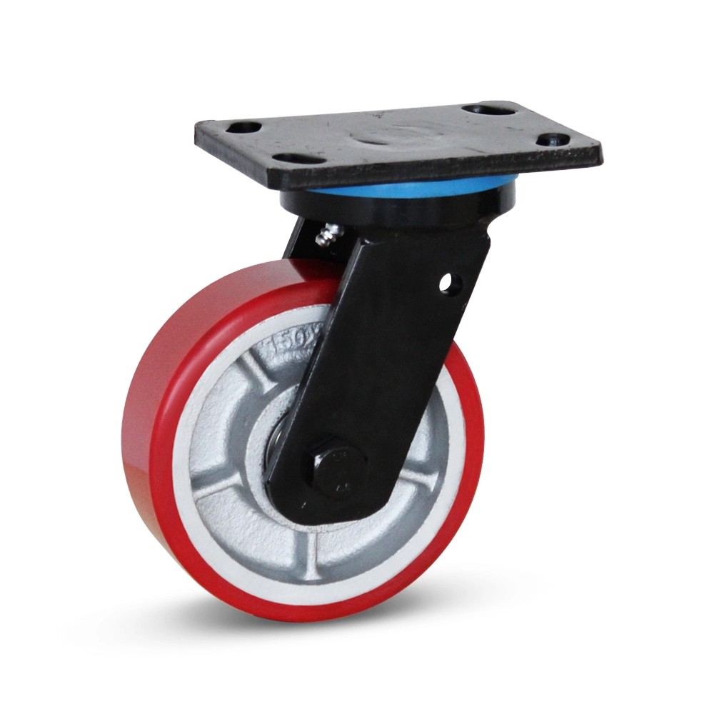 Roue pivotante extra lourde freinée - MESO - PU - 150mm - 1000kg ...