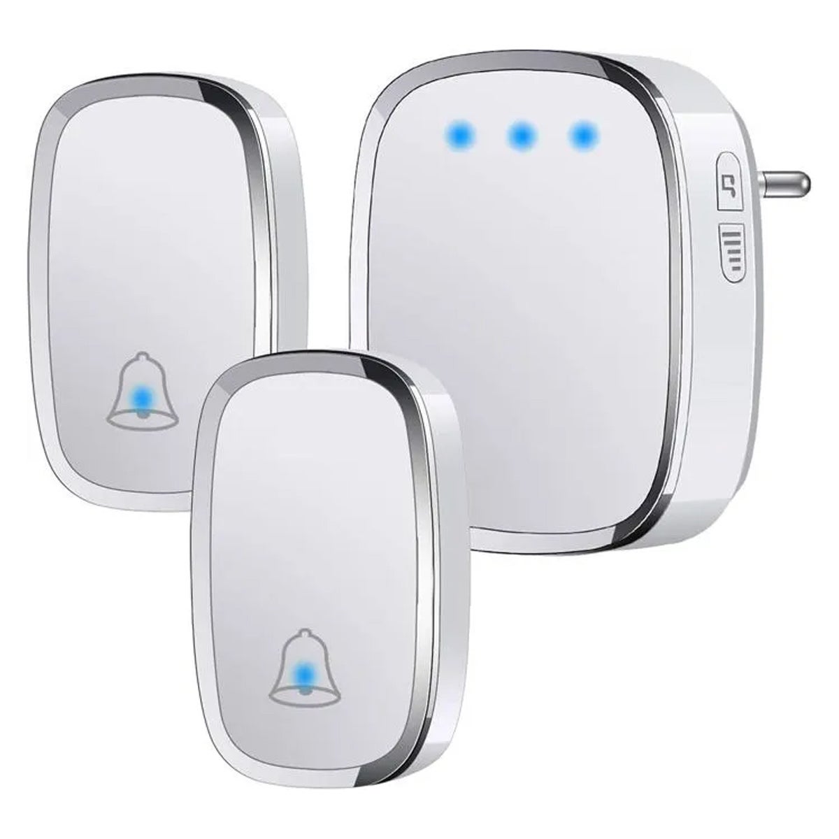 Sonnette sans fil extérieure étanche IP44 — Kit de sonnette longue ...