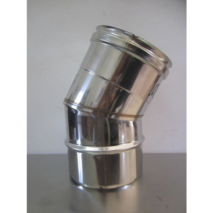 Coude inox 30° - 130 mm | Leroy Merlin