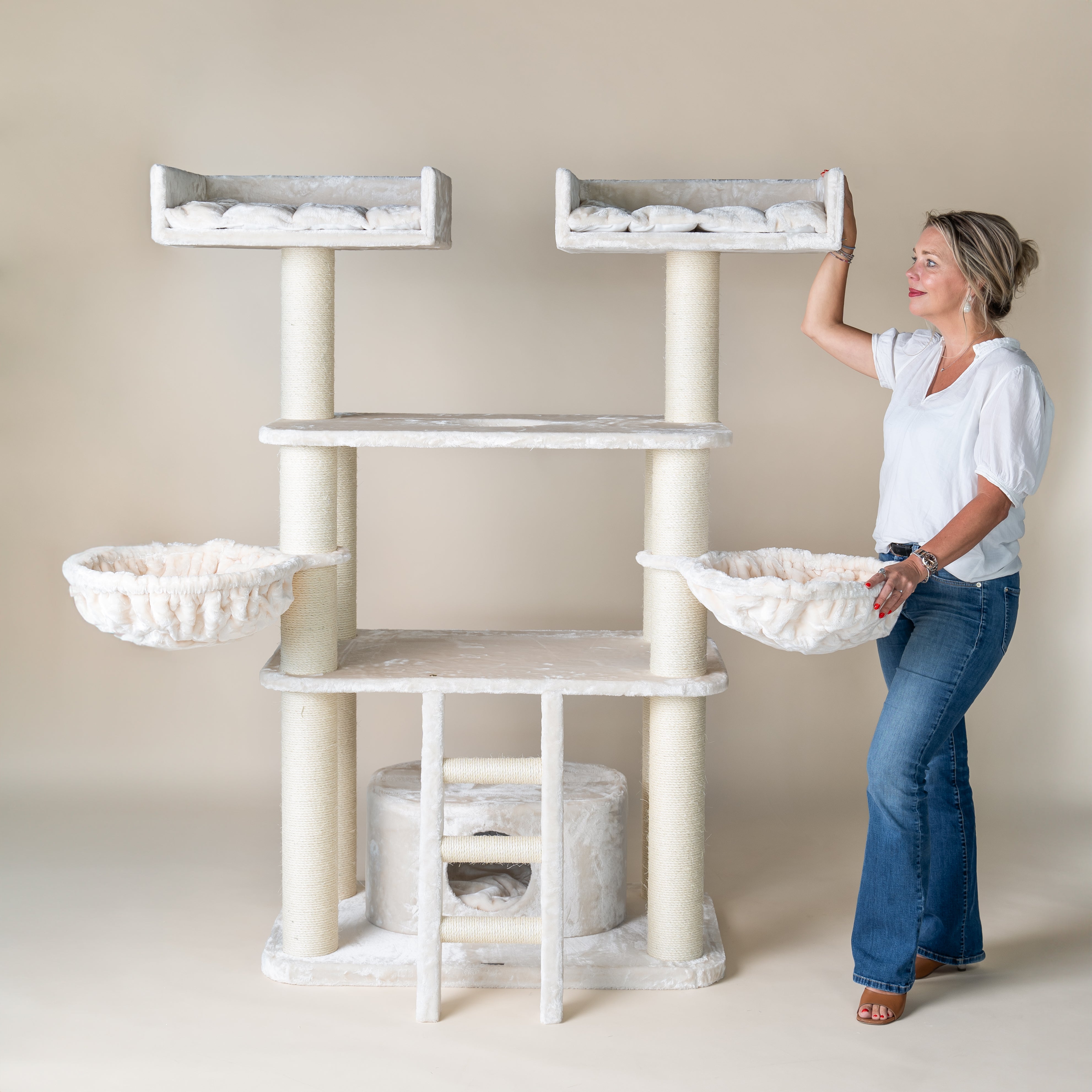 Arbre à chat Panther XXL (Beige) | Leroy Merlin