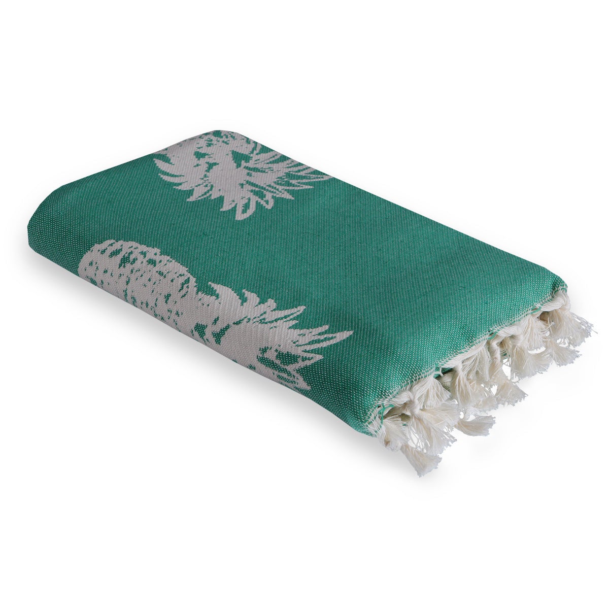 Fouta jacquard coton vert brésil | Leroy Merlin
