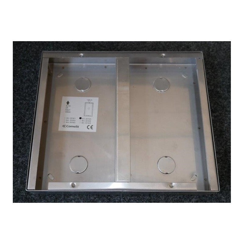 Comelit 3316//4 custodia da parete in acciaio inox 4 modu | Leroy Merlin