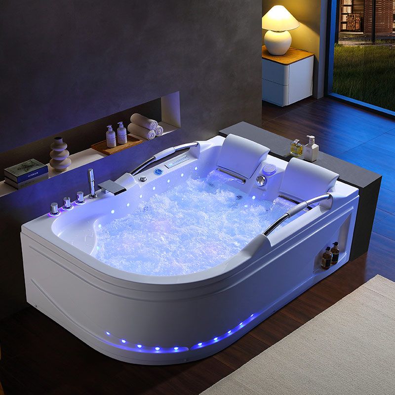 Baignoire Balnéo asymétrique VULCANO-G 56 jets Whirlpool | Leroy Merlin