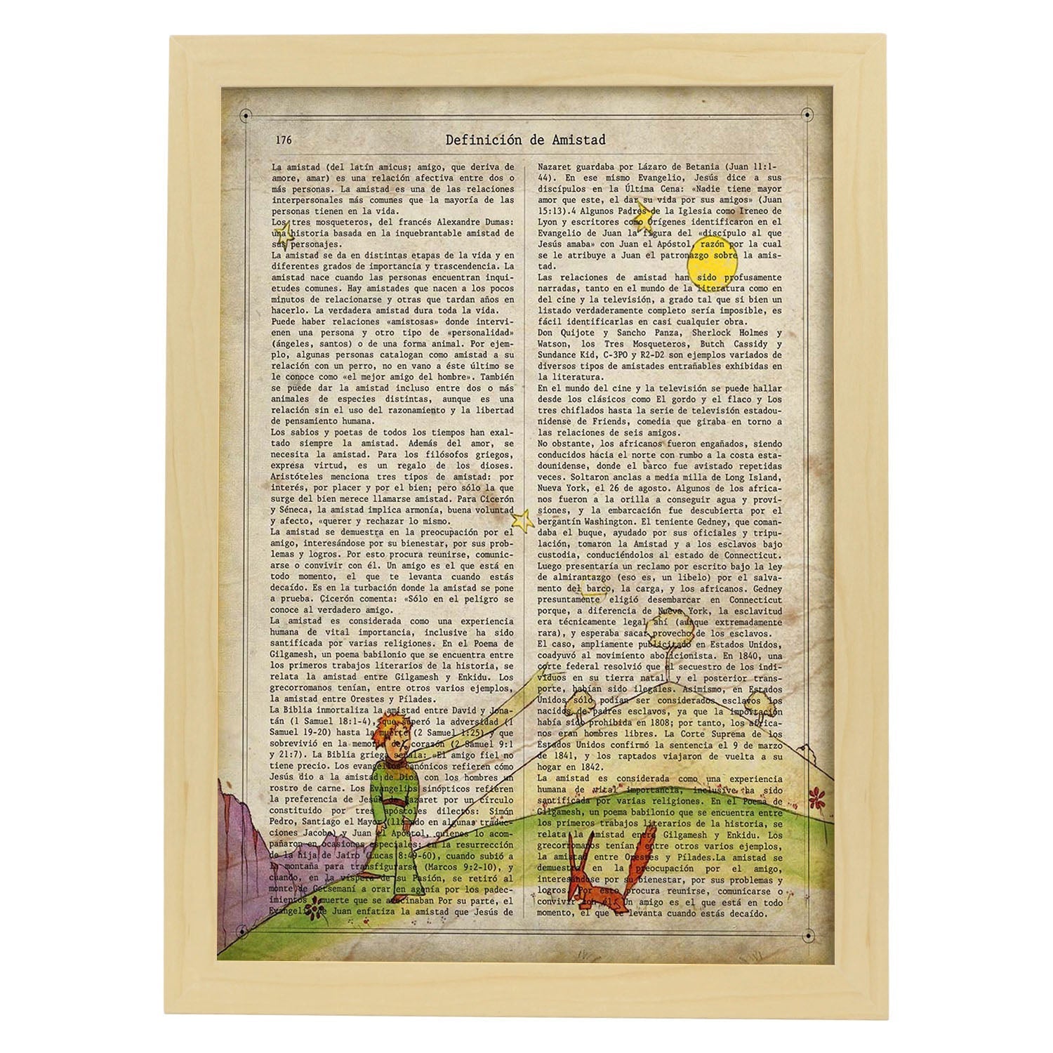 Poster Del Principito Para Ninos Pequenos. Lamina De Principito Y El ...