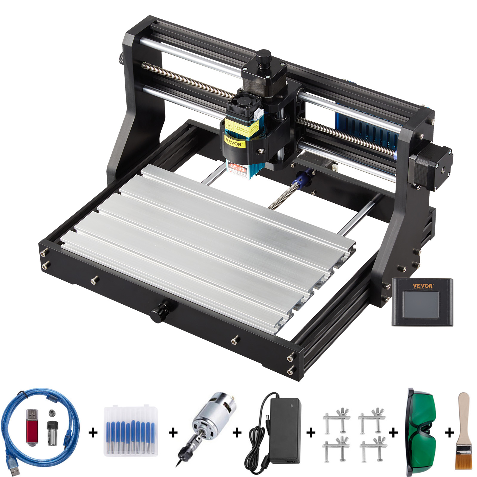 Kit de Machine de Gravure Laser VEVOR CNC 3018 Pro Routeur 3 Axes ...