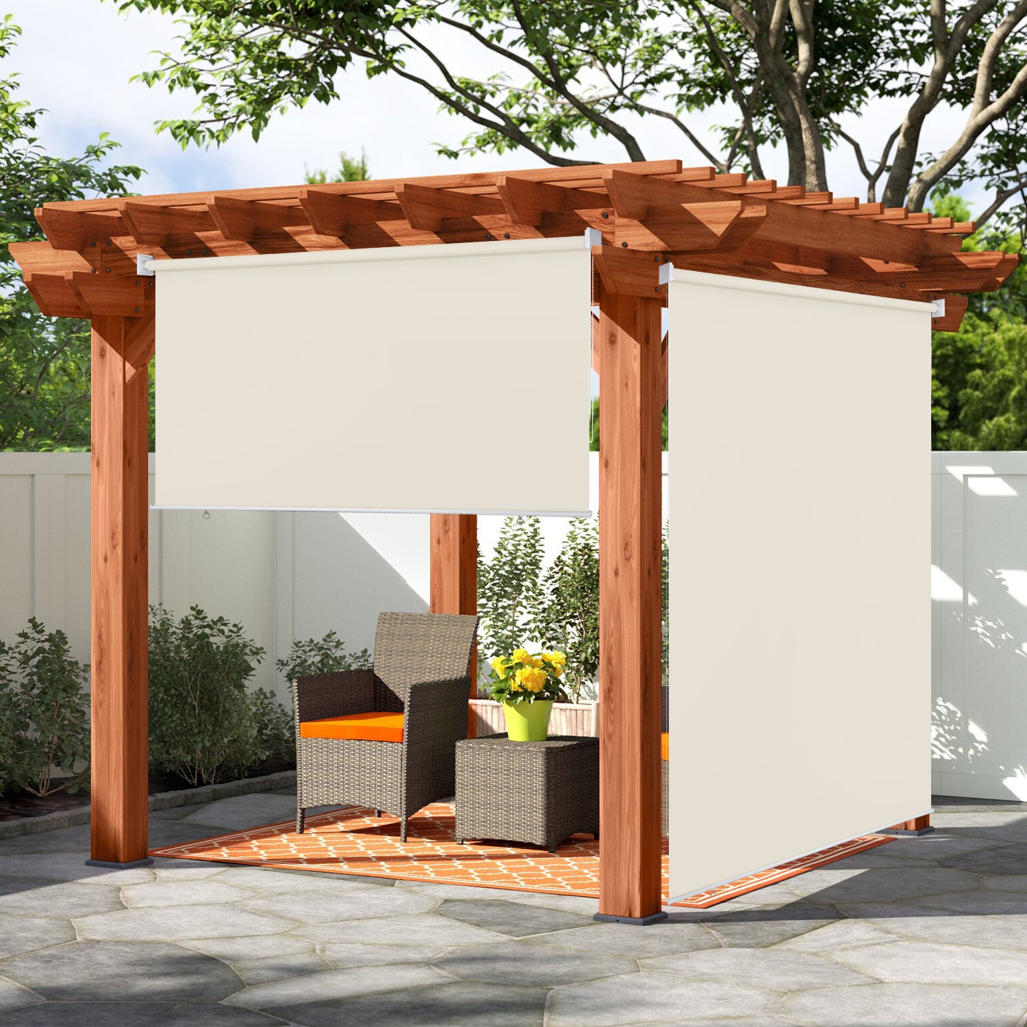 Store Vertical Extérieur 160x240 cm pour Balcon et Terrasse Protection ...