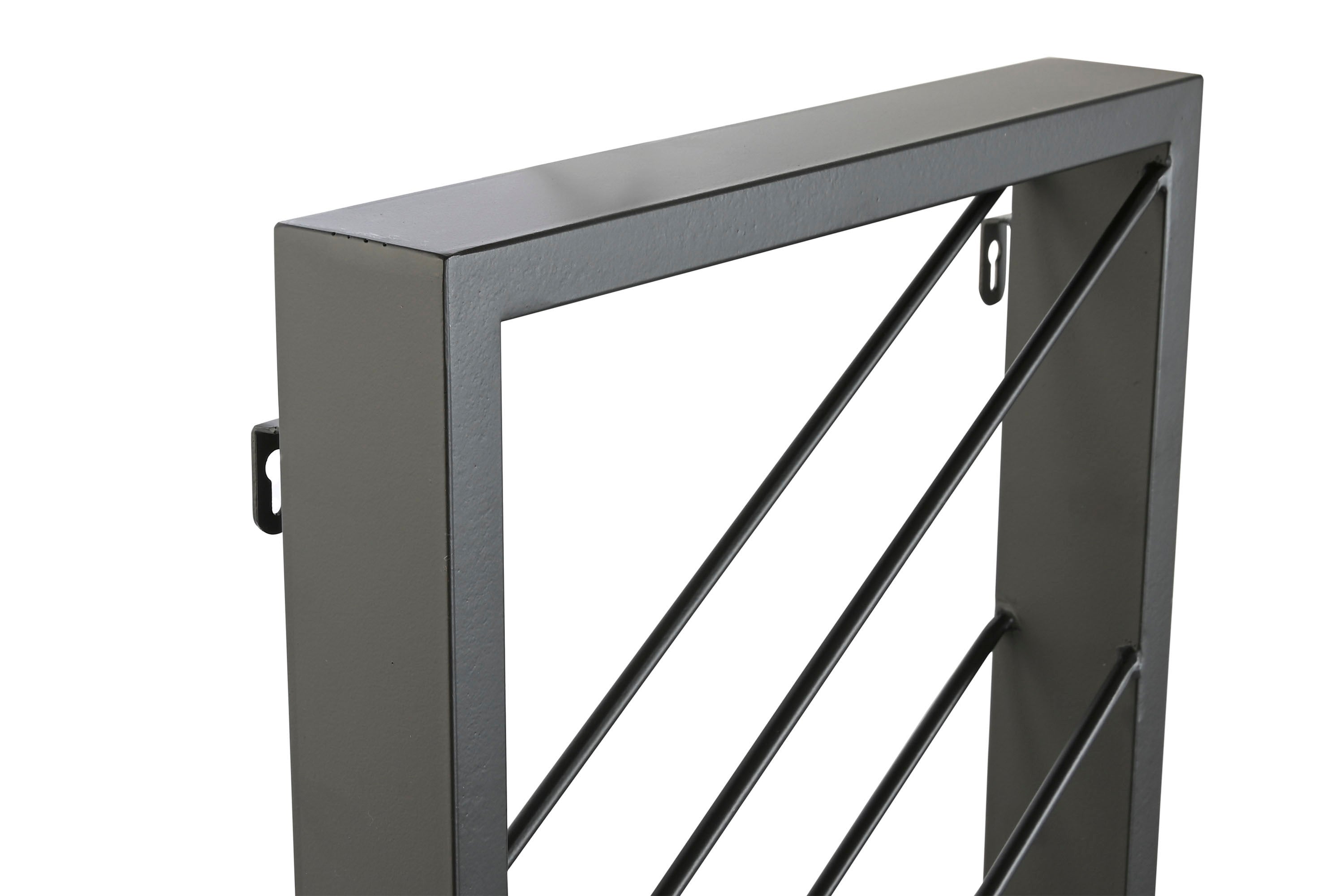 PACK DE 2 BOTELLERO METAL 36X6X160 8BOT, PARED NEGRO | Leroy Merlin