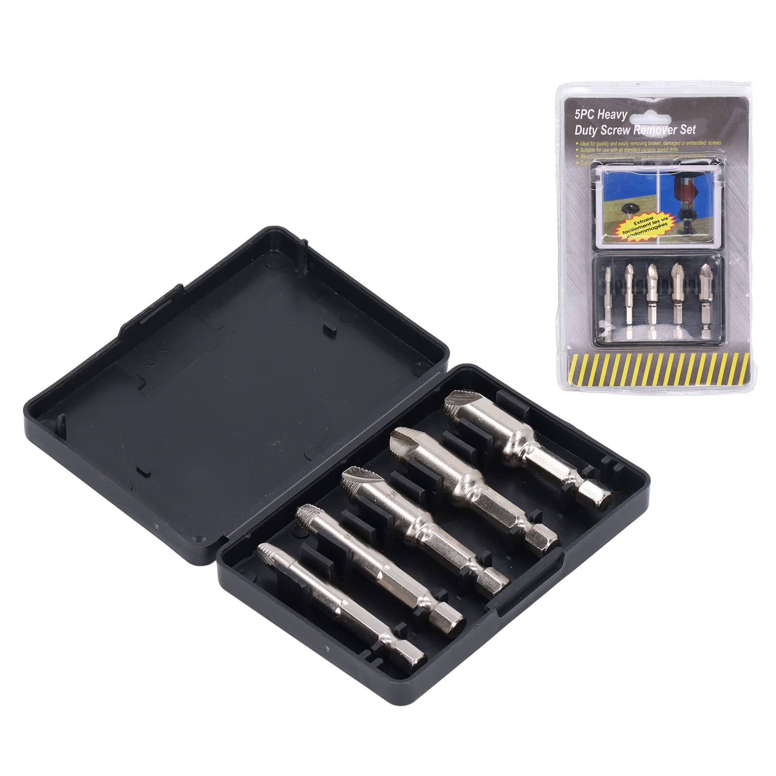 KIT D'OUTILS DE RETRAIT DE VIS EN ACIER À HAUTE VITESSE POUR TOUT ...