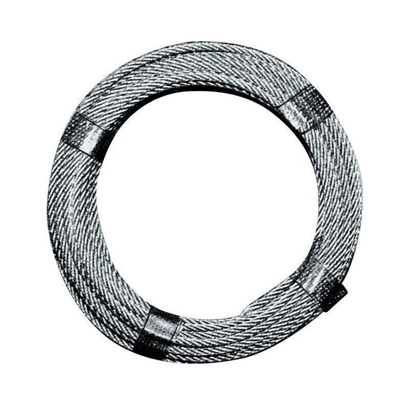 Câble en acier D. 3,0-4,0 mm long. 170 m 6 x 7 + 1 FE force de rupture ...