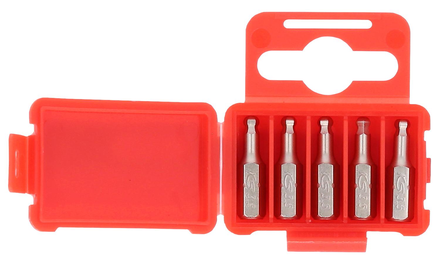 KS TOOLS 1/4" Embouts de vissage 6 pans avec tête arrondie, 25mm, | Leroy Merlin