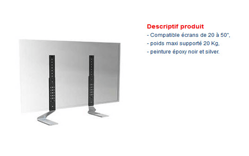Pied Tv Universel | Leroy Merlin