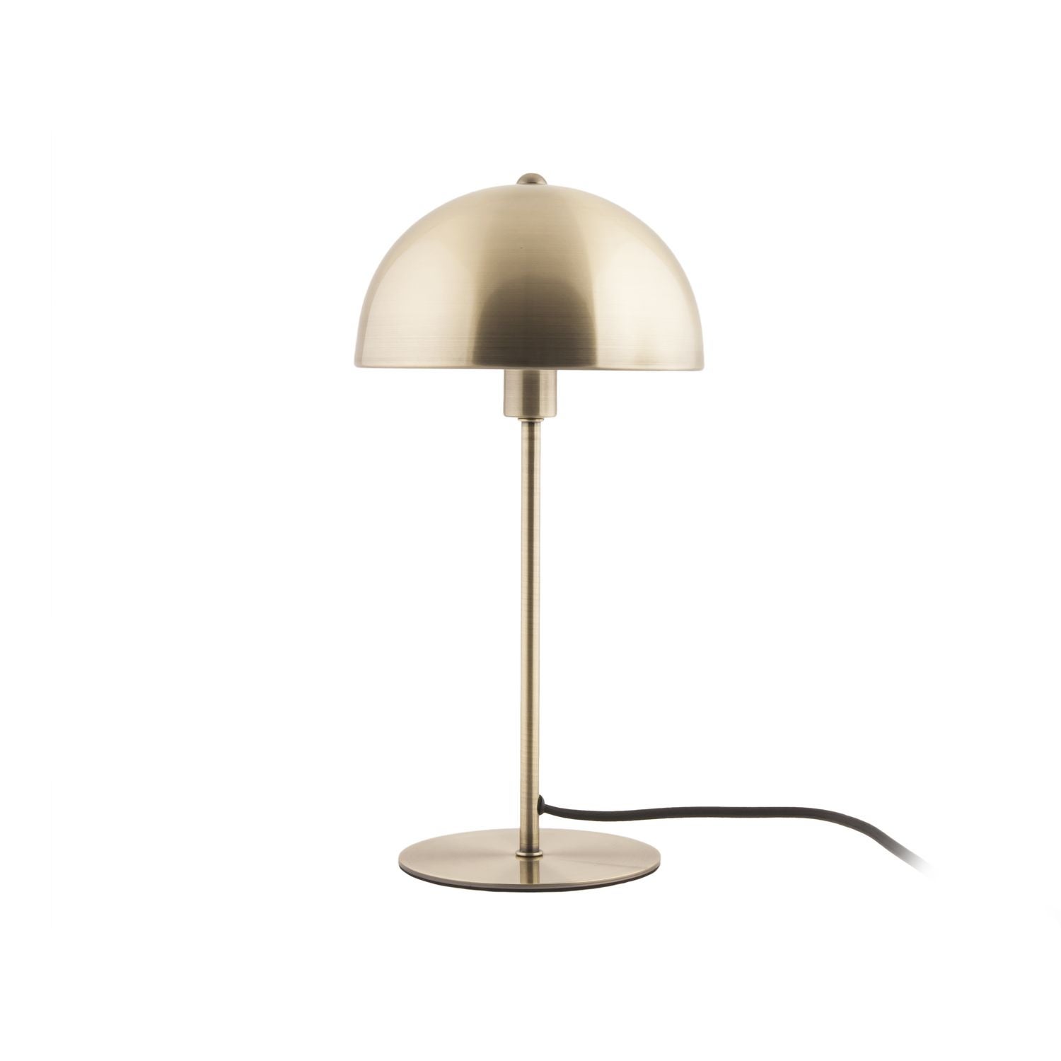 Lampe à poser design métal Bonnet - H. 39 cm - Doré | Leroy Merlin
