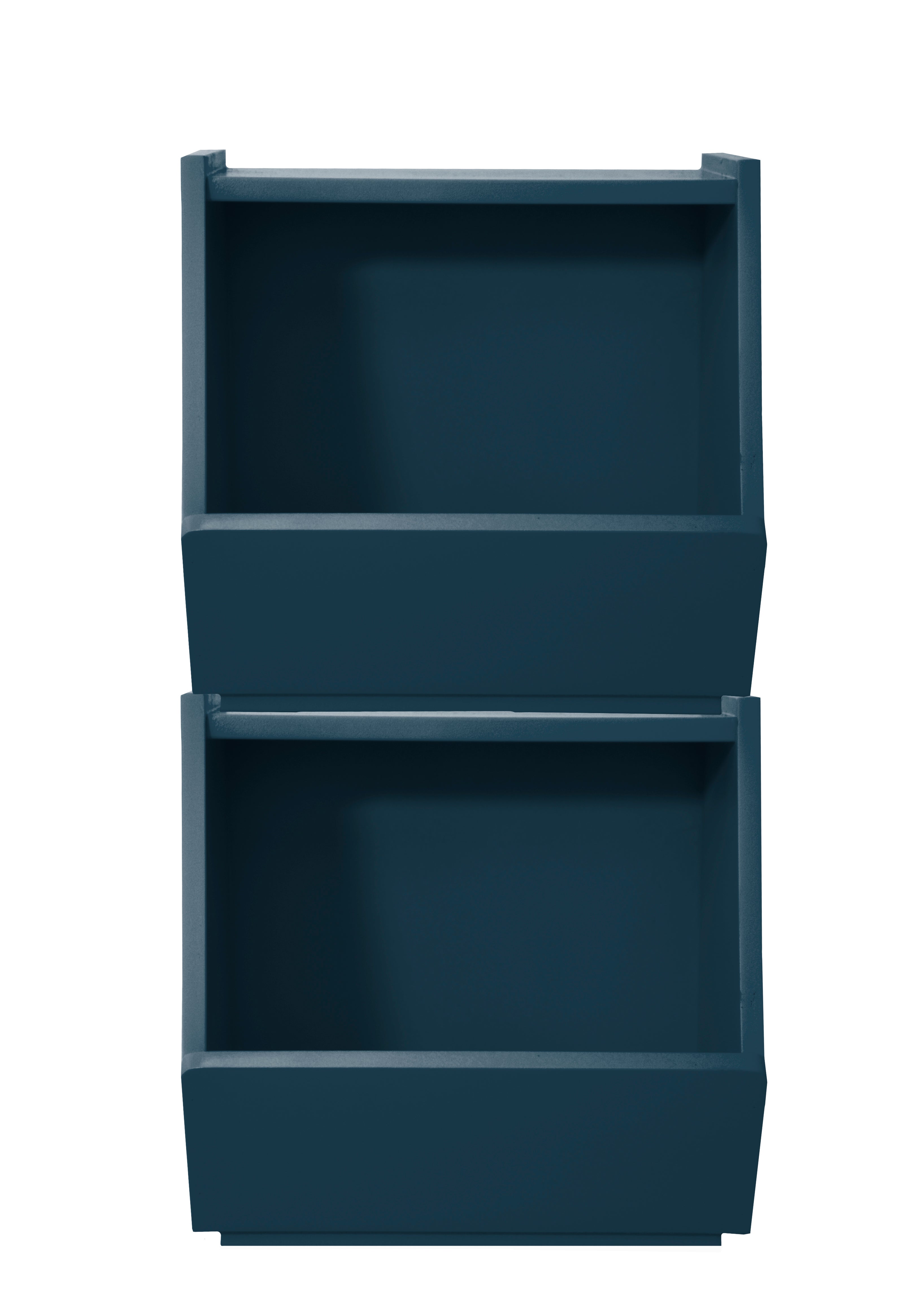 Set 2 Boîtes TOY BOXES rangement bleu | Leroy Merlin