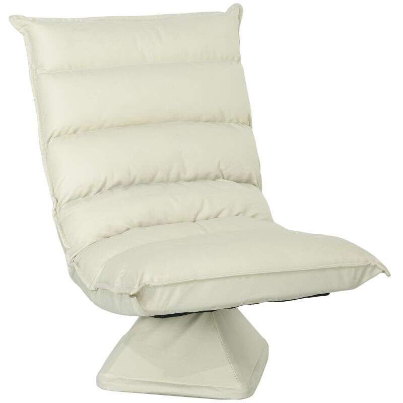 Fauteuil de sol paresseux pivotant 360° avec dossier inclinable design ...