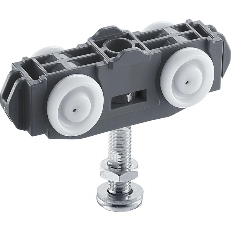 Roulette rail 40 NT avec cintre | Leroy Merlin