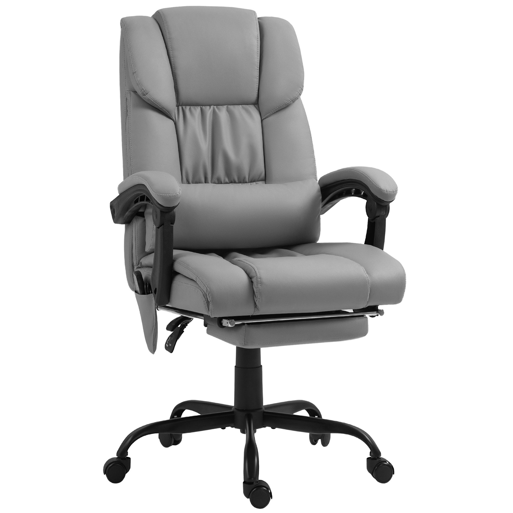 Fauteuil de bureau massant avec repose-pied. hauteur réglable. dossier ...