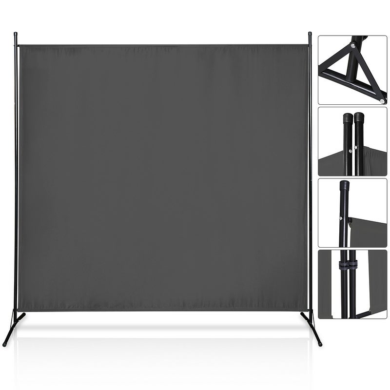 Paravent sur Pied 1 Panneaux Pliable Paravent séparateur de pièce Écran ...