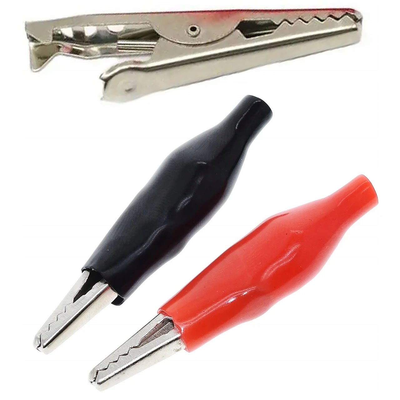 Pinces Crocodile Isolées 3A – Set 2 Pièces Noir et Rouge | Sécurité ...