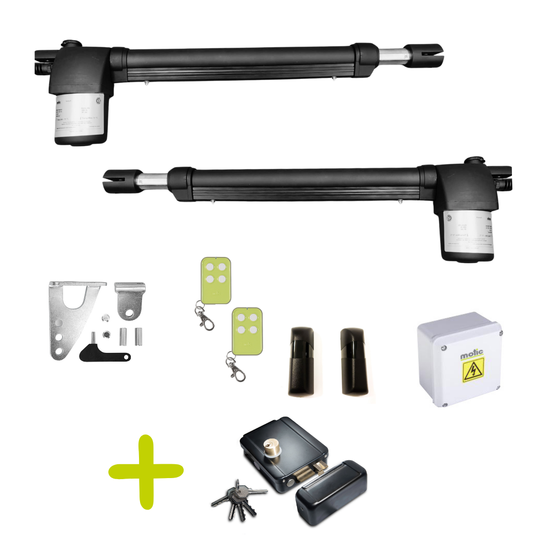 Motor Puerta Batiente 2 Hojas - Motores para Puertas Abatibles - Puertas de Garaje - Automatico ...