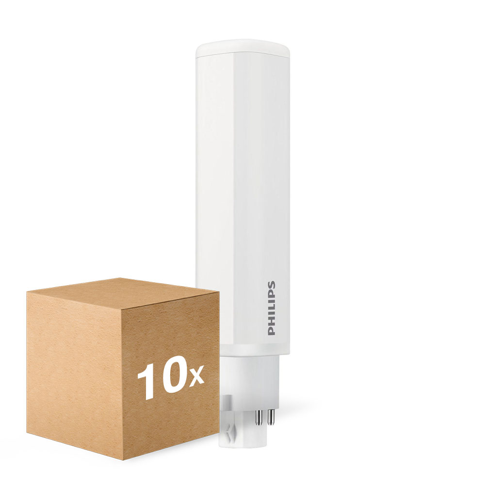 Lot 10x Philips CorePro PL-C LED 9.5W 1100lm - 840 Blanc Froid | Équivalent 26W | Leroy Merlin