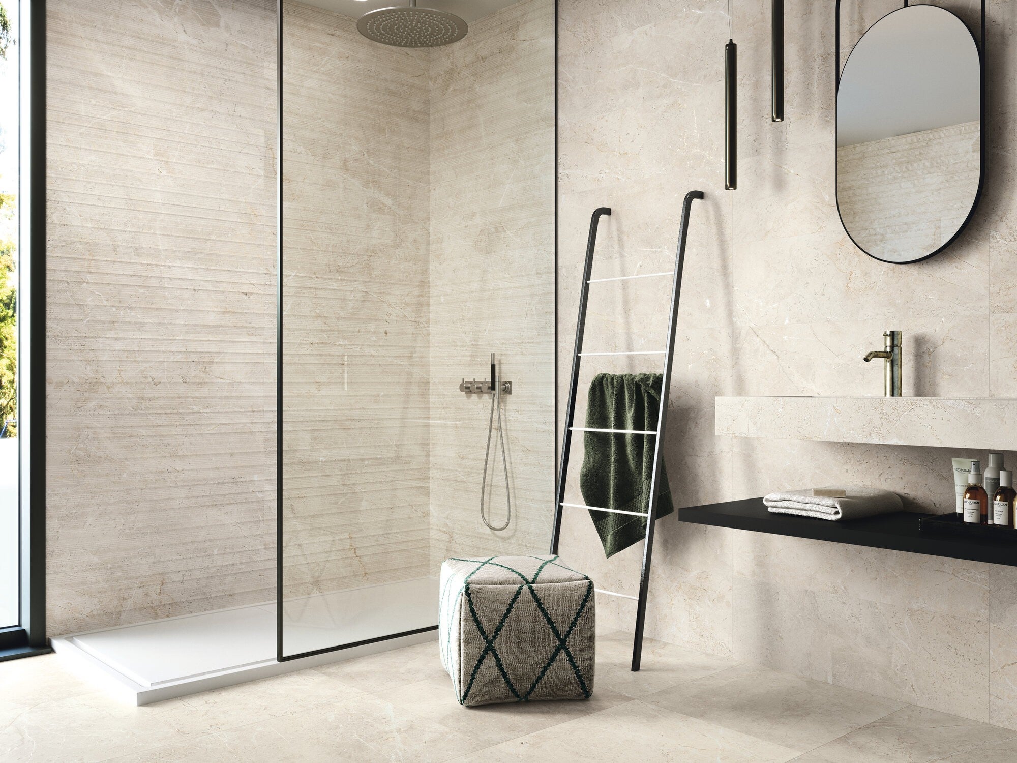 Faïence Effet Pierre 30x90 Stone - CRÈME - 30 x 90 | Leroy Merlin