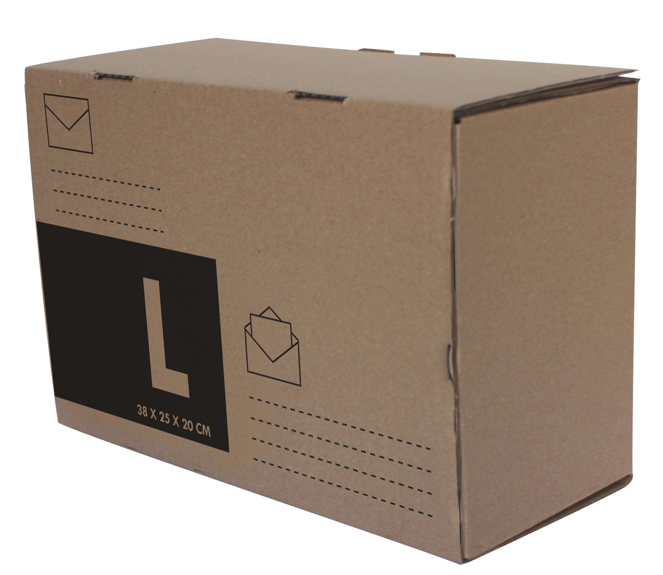 Lot 36 colis pour expédition - Taille L - 25 x 38 x 20 cm - Carton ...