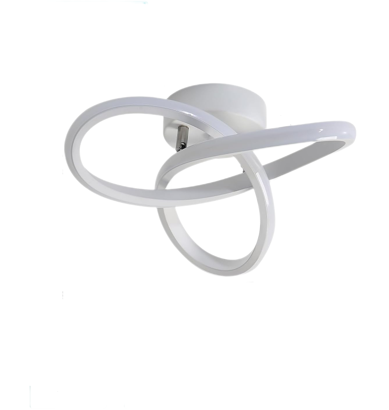 Plafonnier LED Clover en aluminium GLAMARIS blanc 30*10cm lumière ...