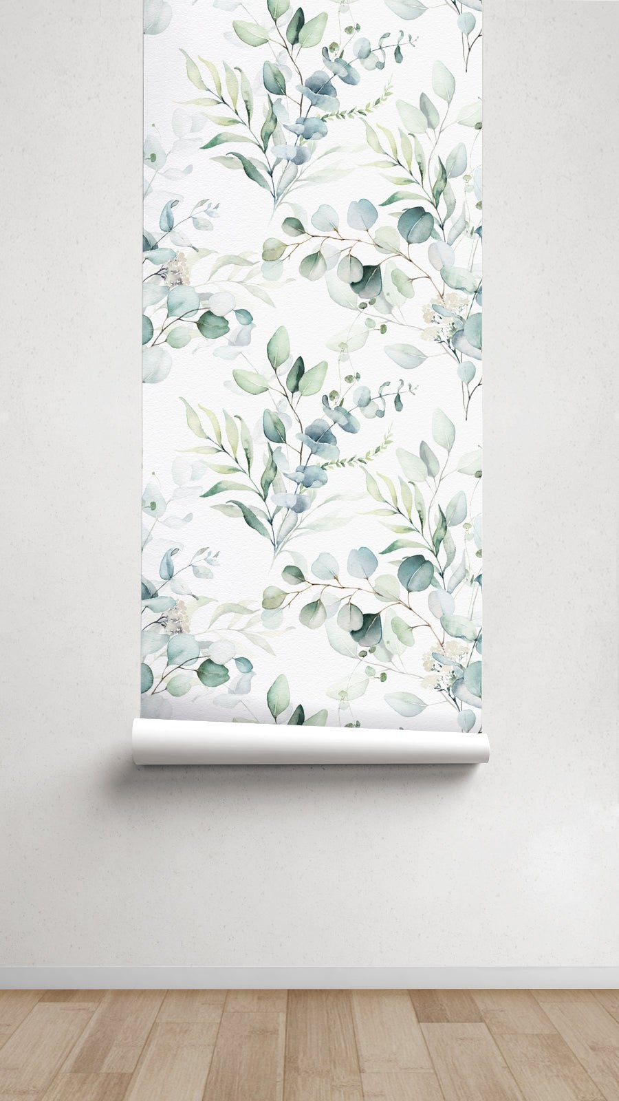 Papel pintado Eucalipto - 1 rollo 55 x 250 cm | Leroy Merlin