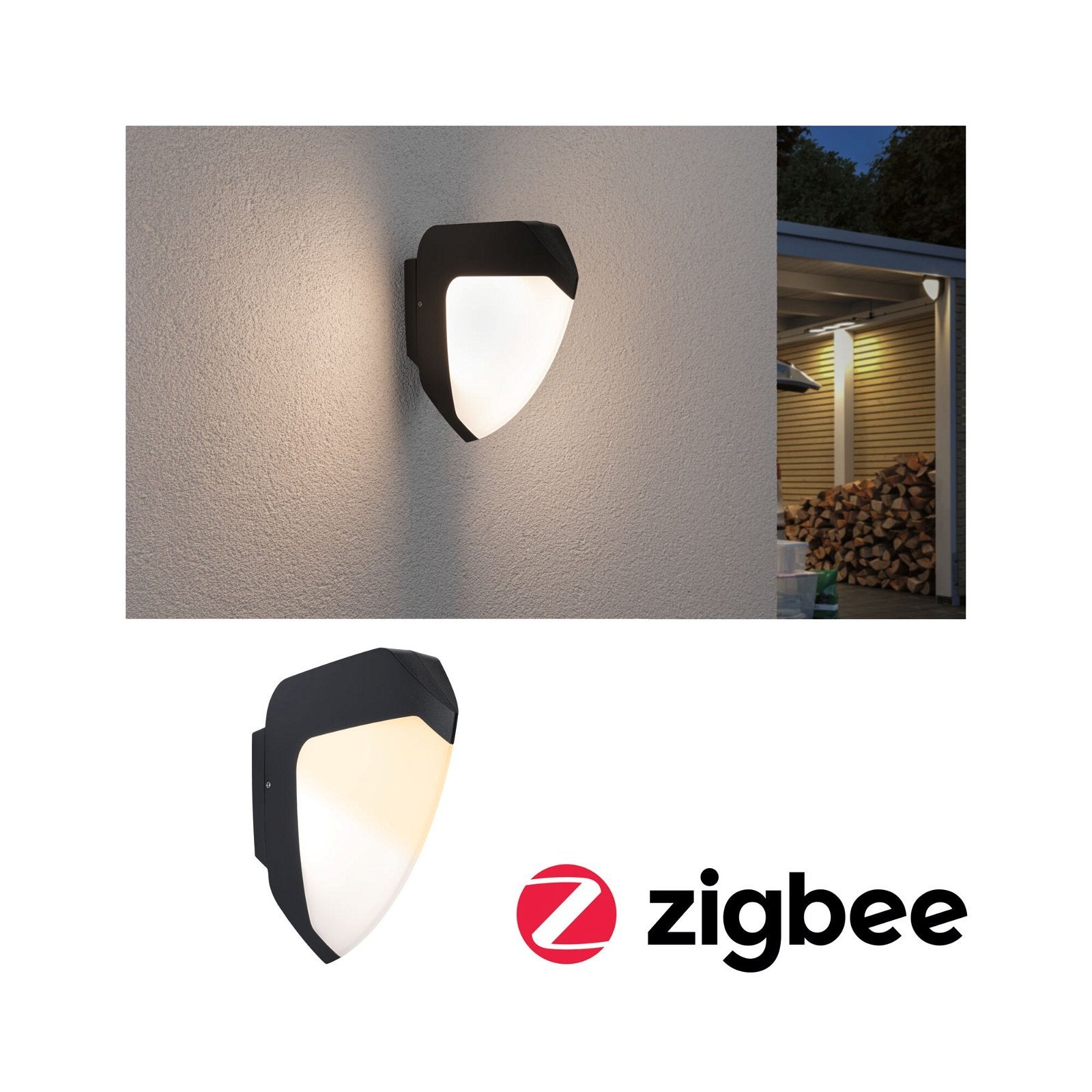 Applique d'extérieur LED Smart Home Zigbee 3.0 Ikosea favorable aux ...