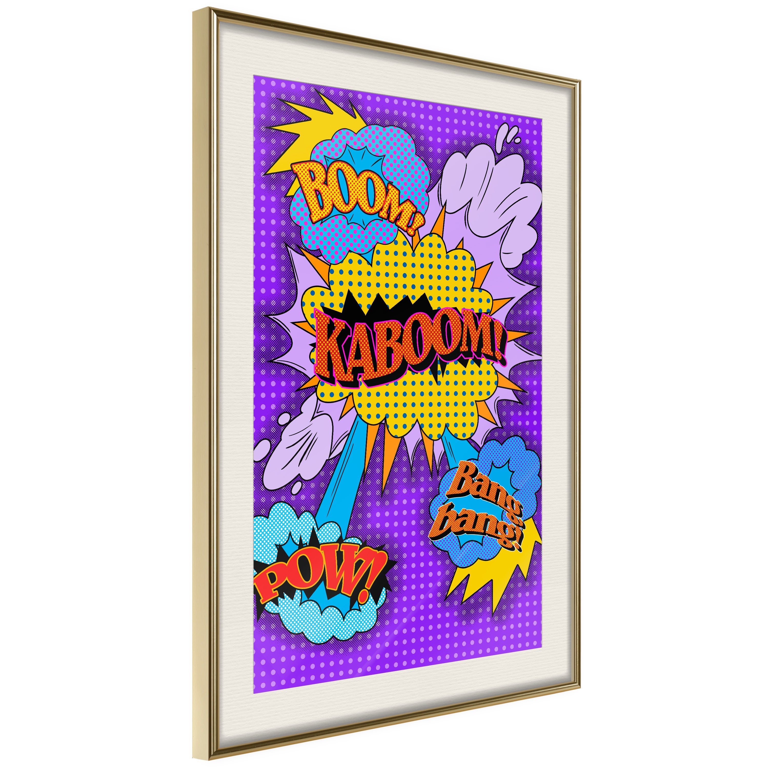 Poster et affiche - Kaboom! Boom! Pow! - 20x30 | Leroy Merlin