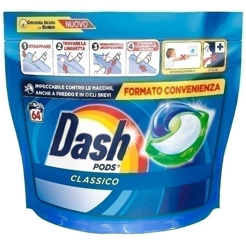 Dash Lavadora Ecodosi 64 Piezas Classic Made In Italy | Leroy Merlin