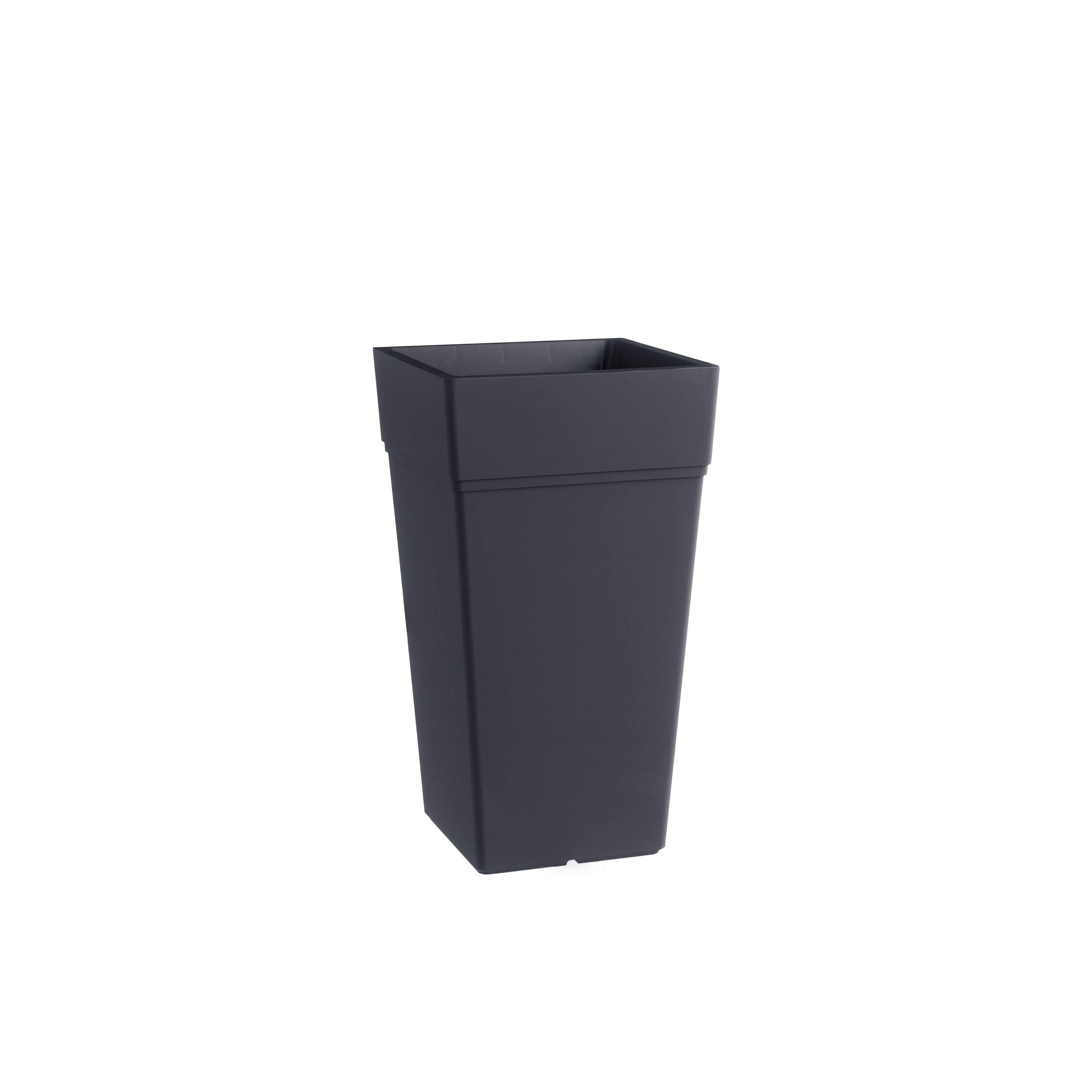 TeraPlast Vaso Stalk 65 Ash Antracite Resina Outdoor | Leroy Merlin