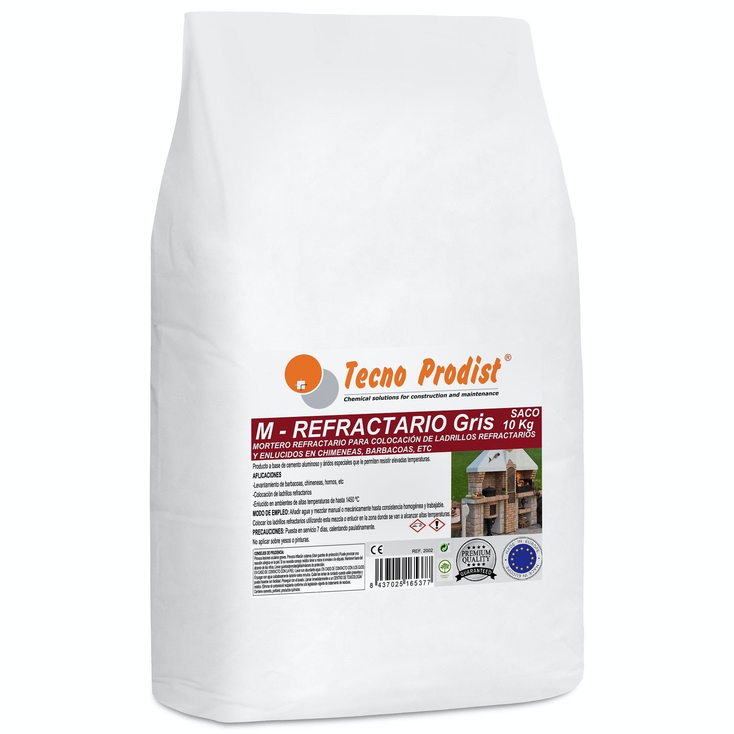 M-REFRACTARIO GRIS de Tecno Prodist - Mortero refractario para ...