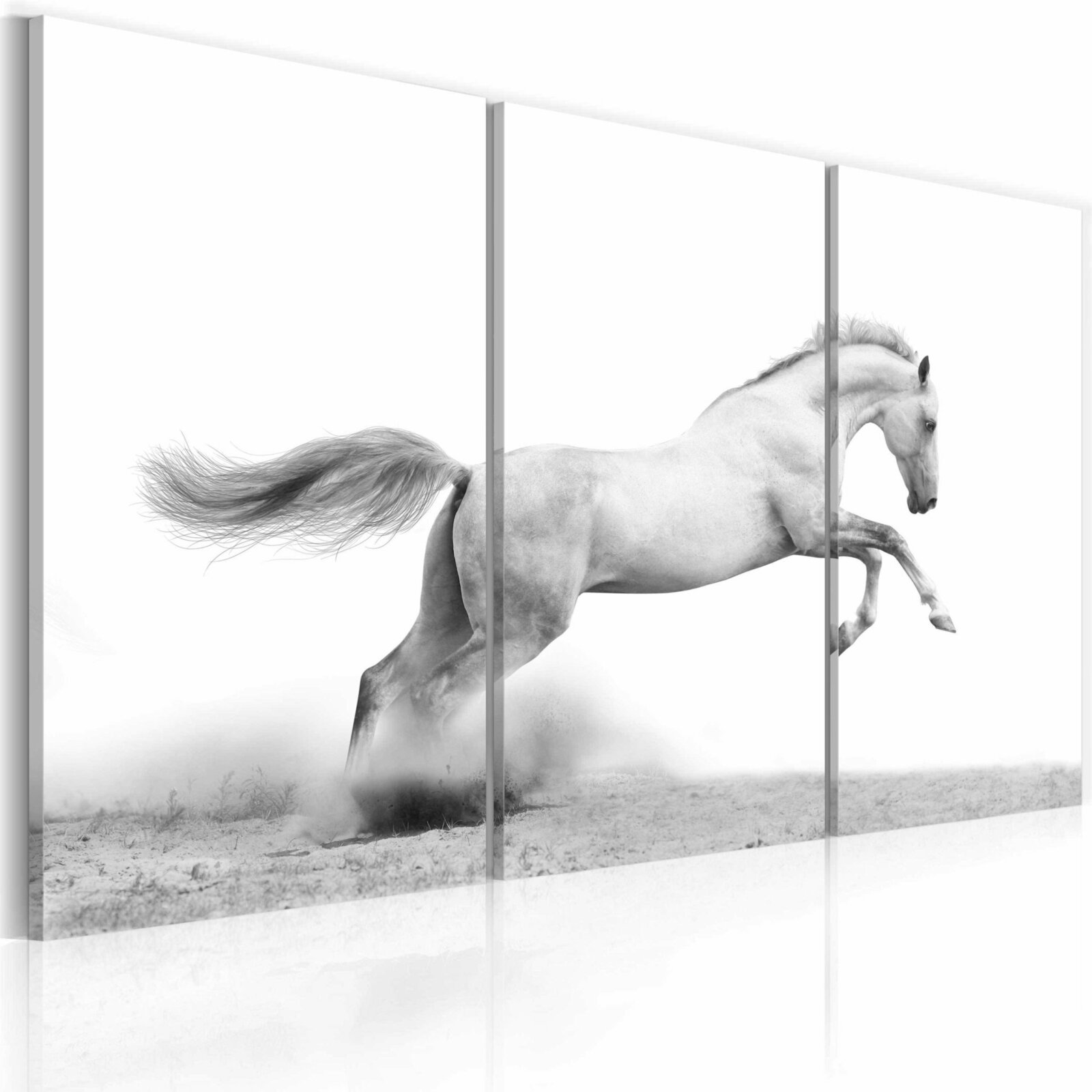 Tableau cheval au galop - 90 x 60 cm | Leroy Merlin